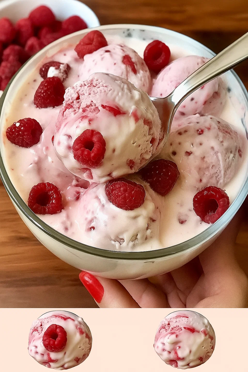Homemade Raspberry Ice Cream Recipe