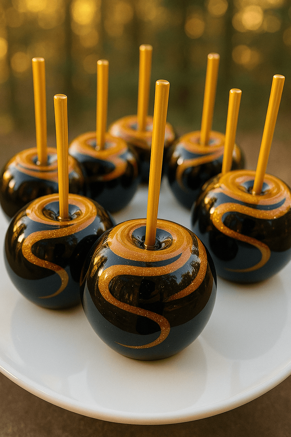 Black Poison Swirl Candy Apples Recipe (2025) – Spooky & Stunning ...