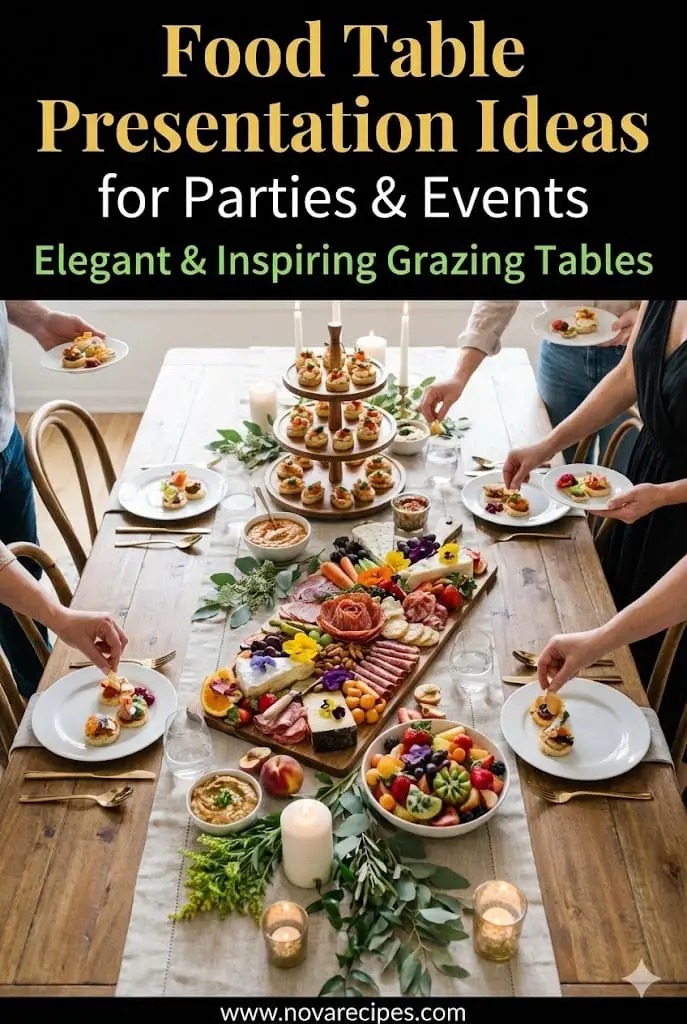 Food Table Presentation Ideas for Parties & Events
